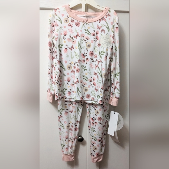 Milkberry | Pajamas | Milkberry Soft Bamboo Pajamas Set Pink Floral ...